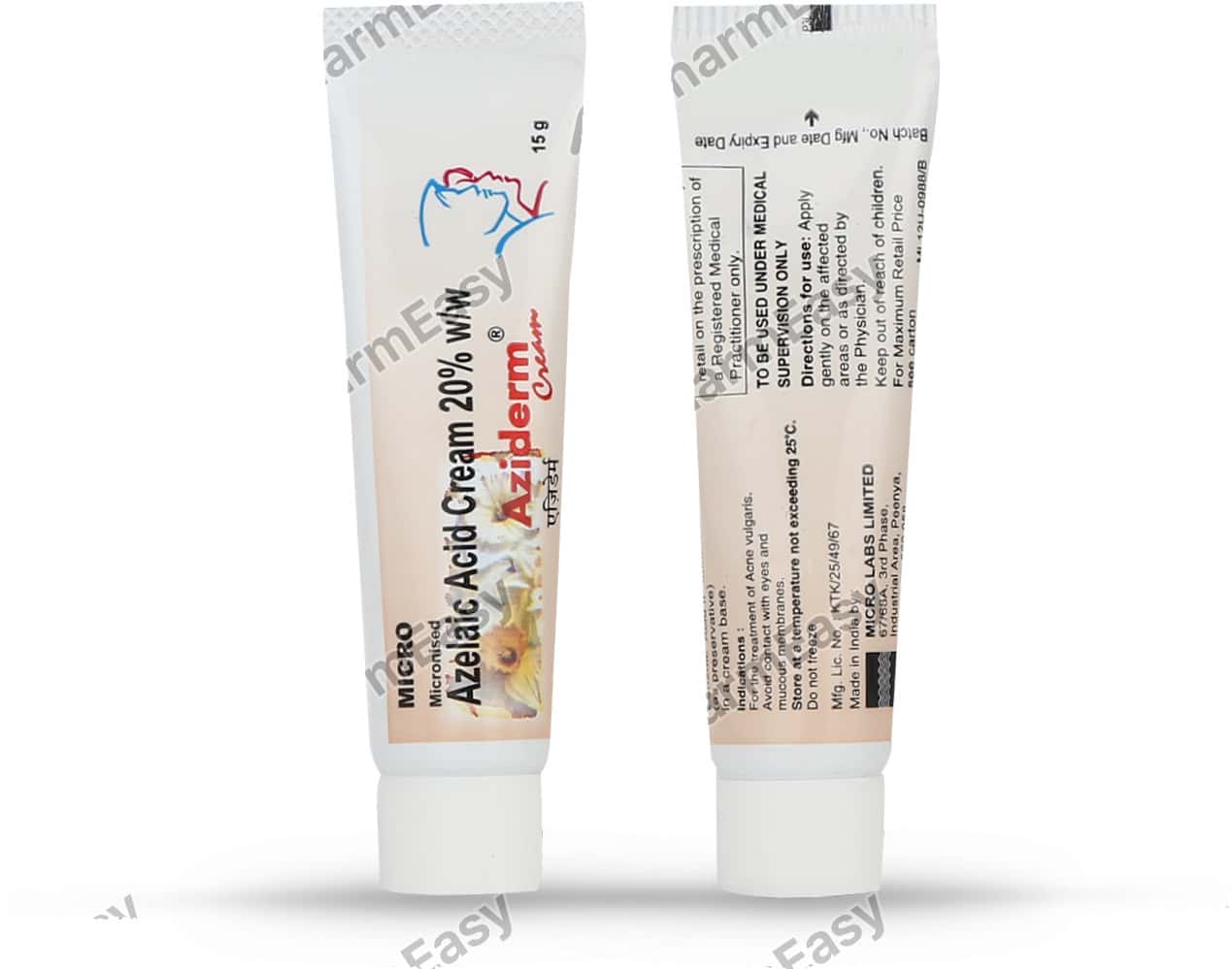 Aziderm 20 %W/W Cream (15): Uses, Side Effects, Price & Dosage | PharmEasy