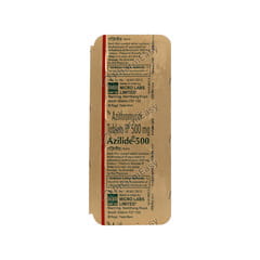 Azilide 500 MG Tablet (3) - Uses, Side Effects, Dosage, Composition ...