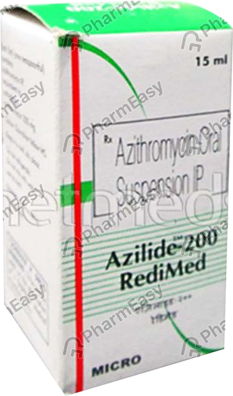 Azilide 200 MG/5ML Suspension (15): Uses, Side Effects, Price & Dosage ...