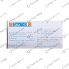 Aztor 40 MG Tablet (10): Uses, Side Effects, Price & Dosage | PharmEasy