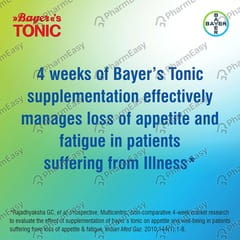 Bayers Tonic Bottle Of 250ml Syrup: Uses, Side Effects, Price & Dosage ...
