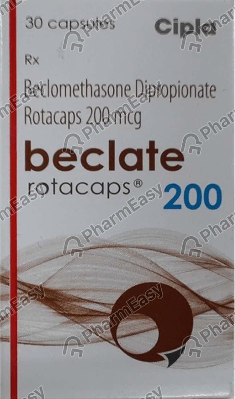 Buy Beclate 200 MCG Rotacap (30) Online at Flat 15% OFF | PharmEasy