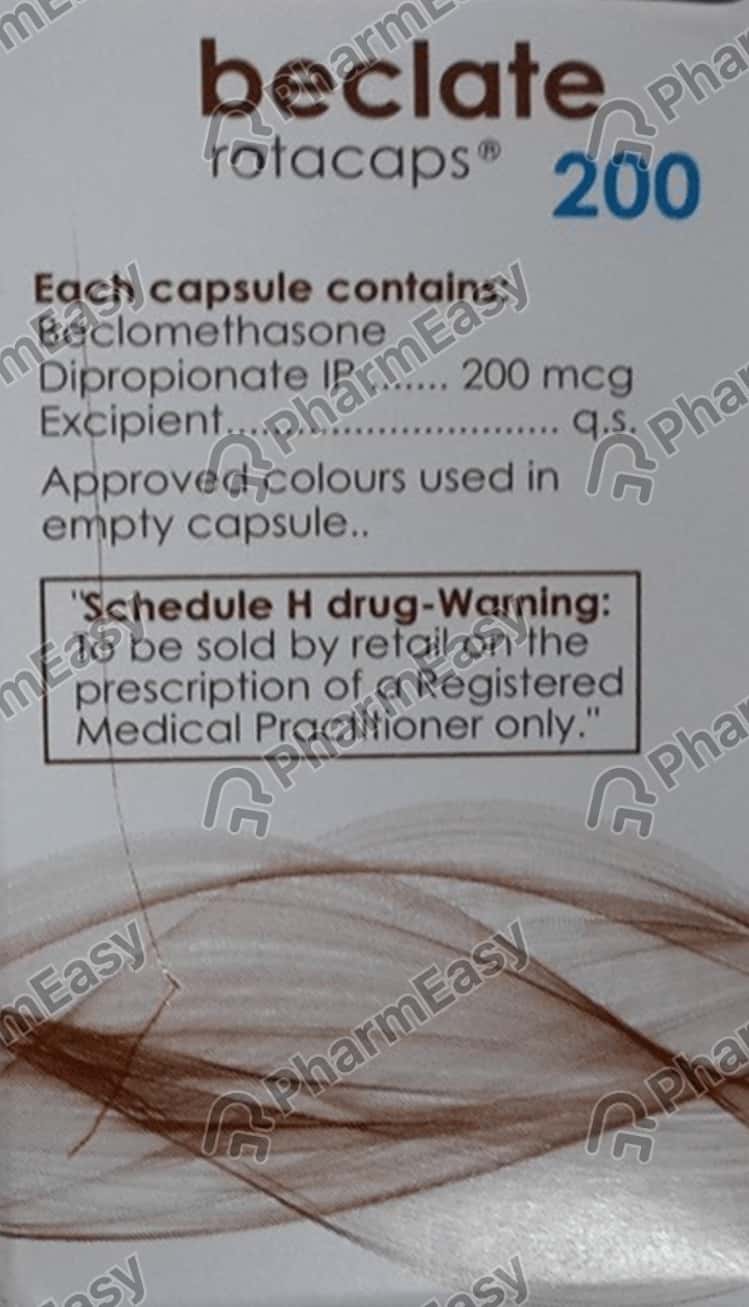 Buy Beclate 200 MCG Rotacap (30) Online at Flat 15% OFF | PharmEasy