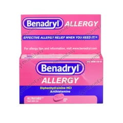 Buy Benadryl 25 MG Capsule (10) Online at Flat 18% OFF* | PharmEasy