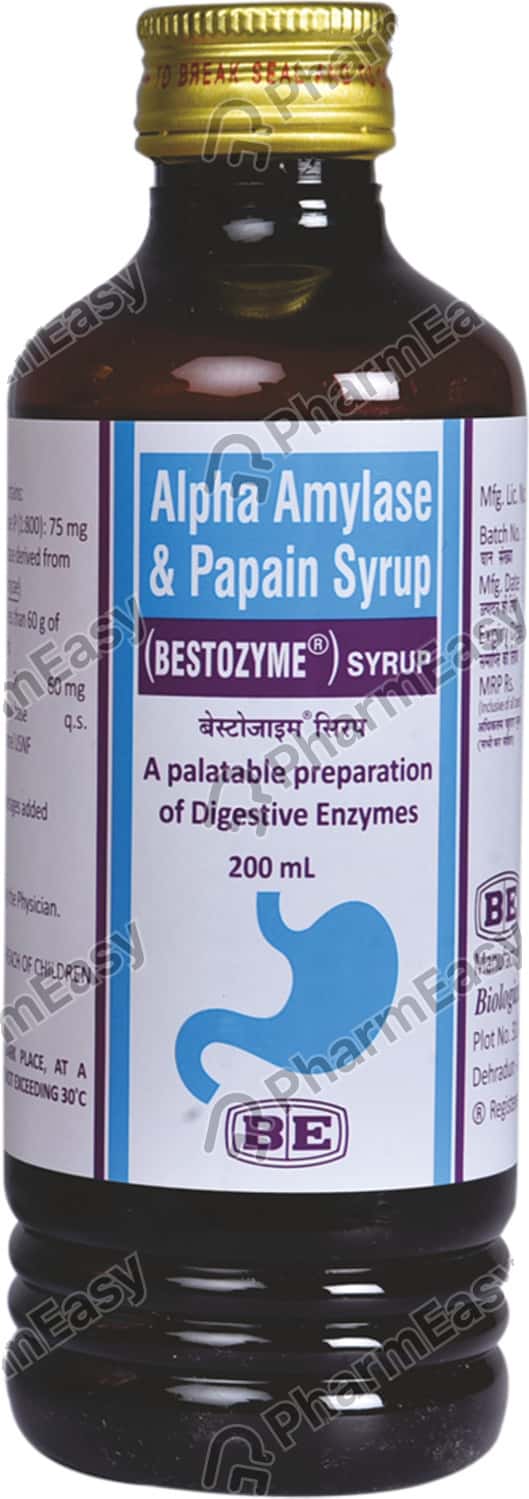 Buy Bestozyme Bottle Of 200ml Syrup Online at Flat 15% OFF | PharmEasy