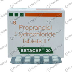 Betacap 20 MG Tablet (10): Uses, Side Effects, Price & Dosage | PharmEasy