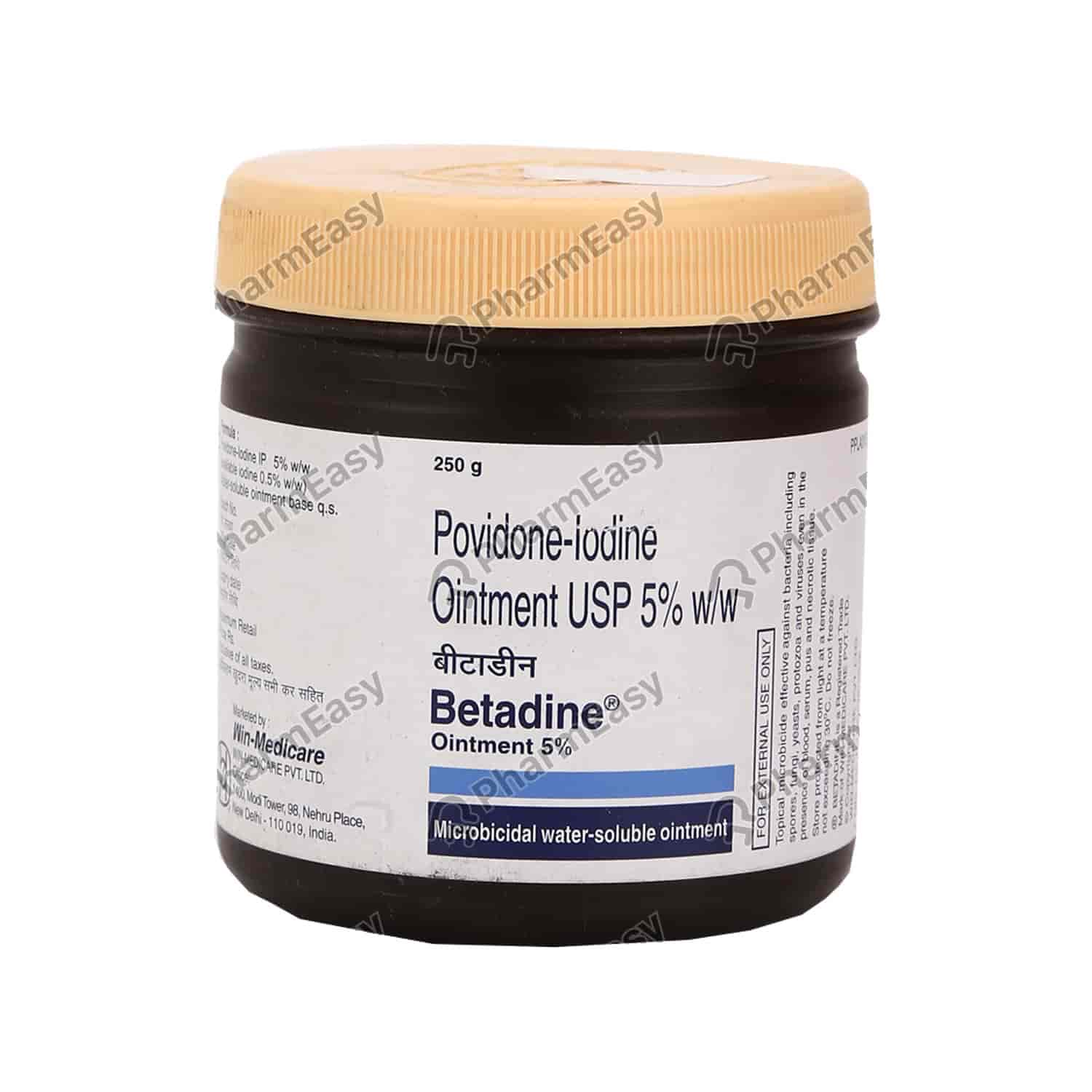 Buy Betadine 5% Ointment 250gm Online at Flat 18% OFF* | PharmEasy