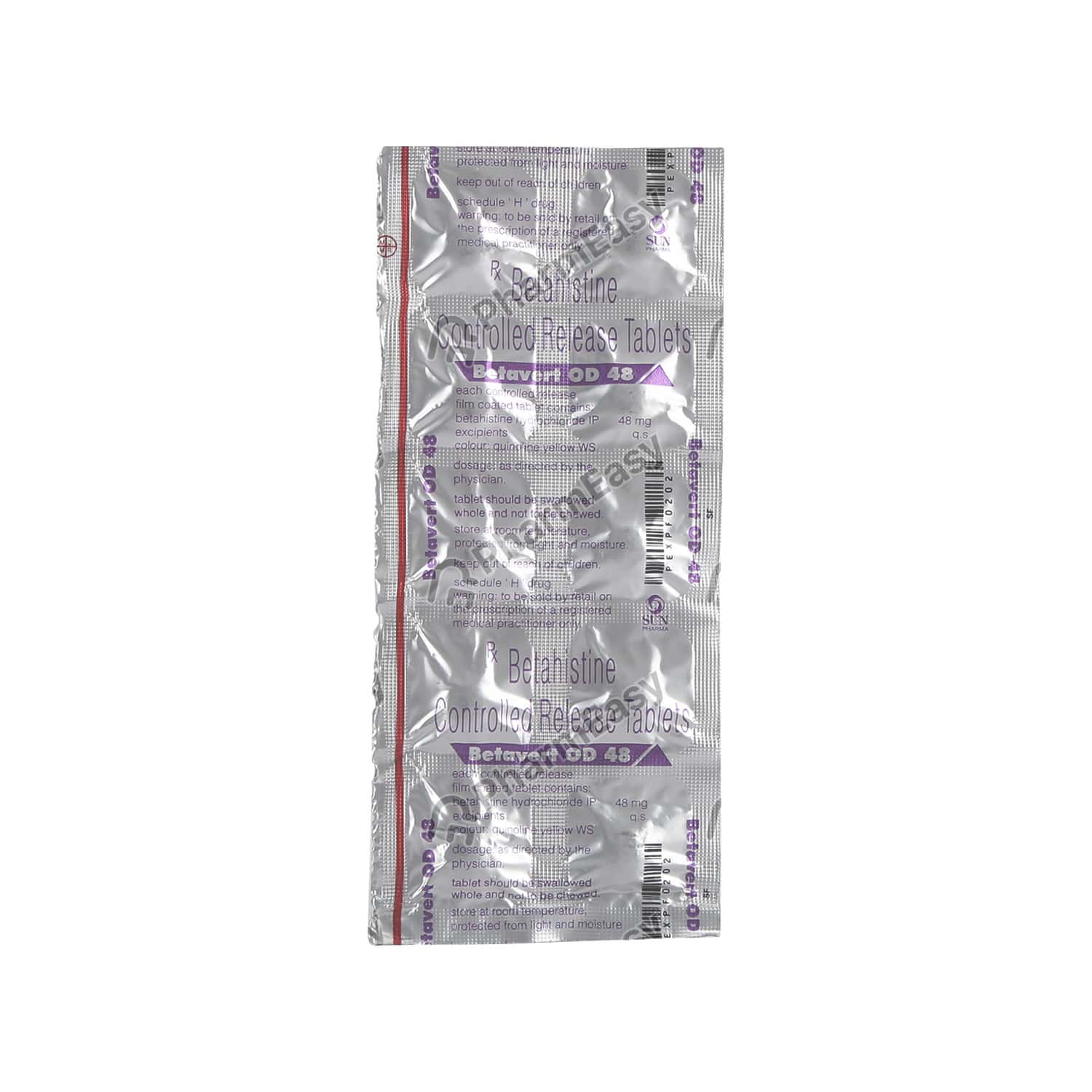 Betavert Od Cr 48 MG Tablet (10) - Uses, Side Effects, Dosage ...