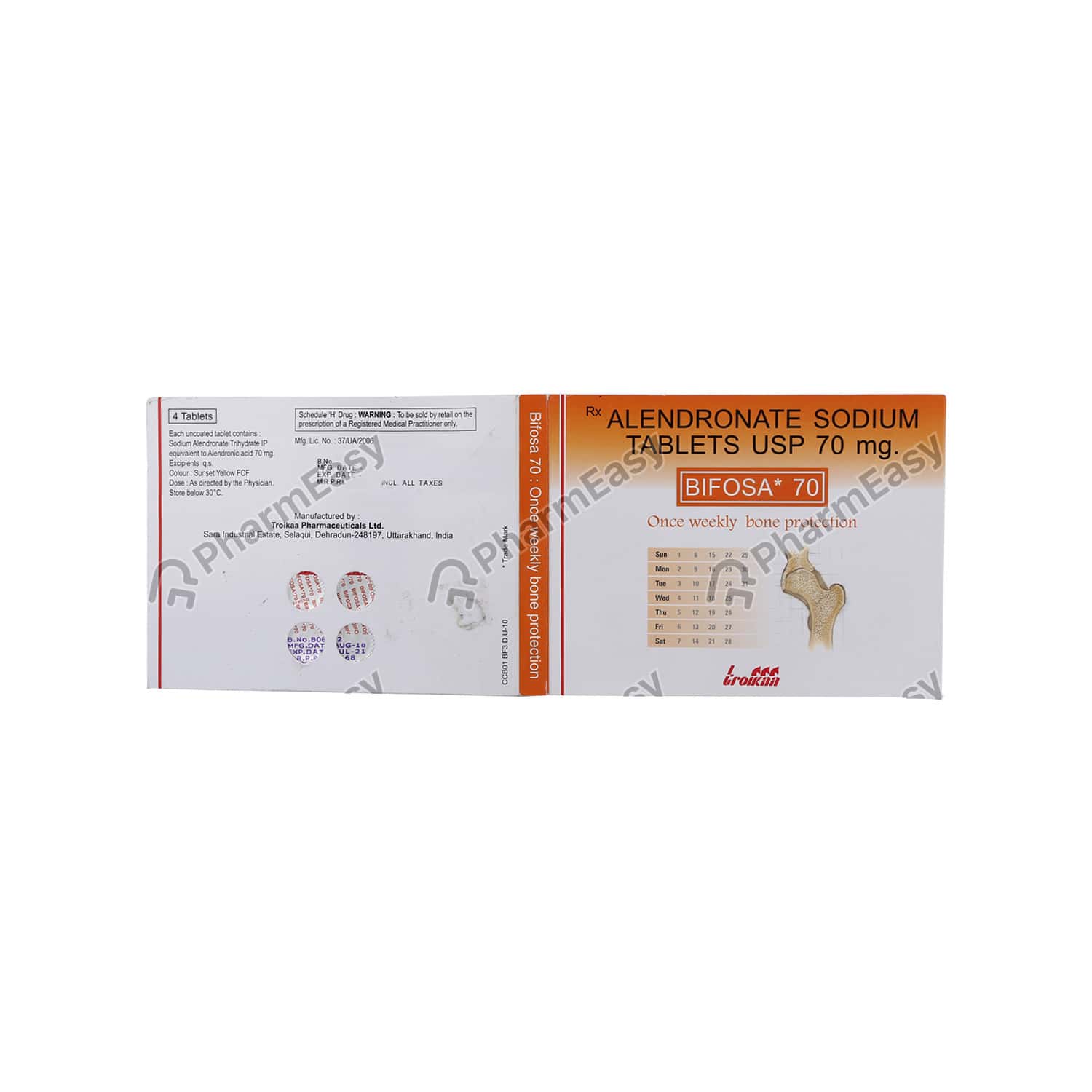 Buy Bifosa 70 MG Tablet (4) Online at Flat 18% OFF* | PharmEasy
