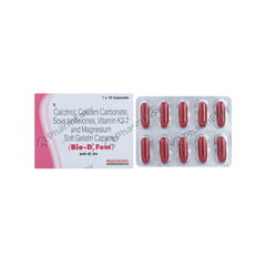 Bio D3 Fem Strip Of 10 Capsules: Uses, Side Effects, Price & Dosage ...