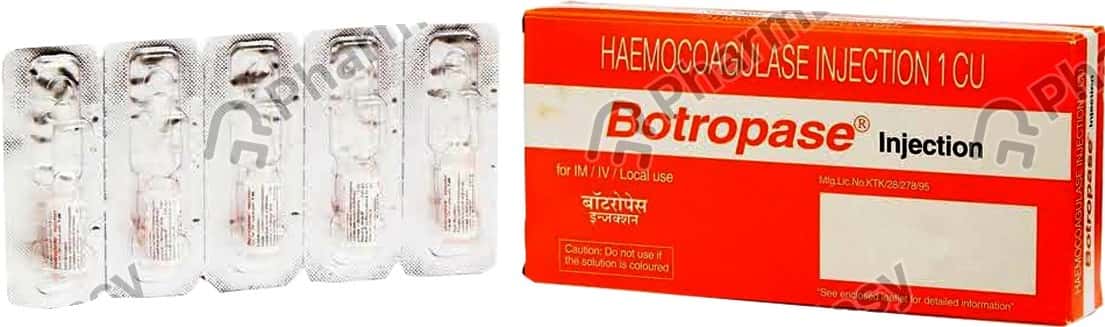 Buy Botropase 1 CHRISTENSENUNITS Solution For Injection (1) Online at ...