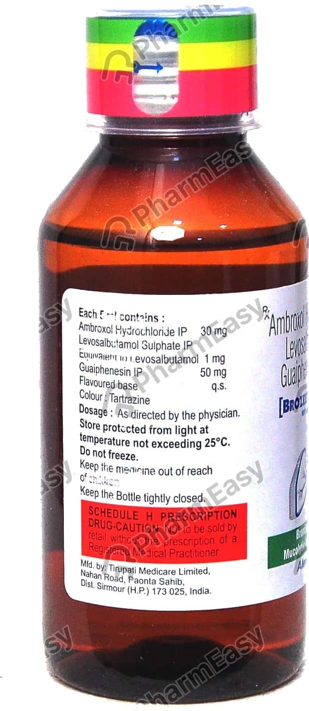 Brozeet Ls Bottle Of 100ml Expectorant: Uses, Side Effects, Price ...
