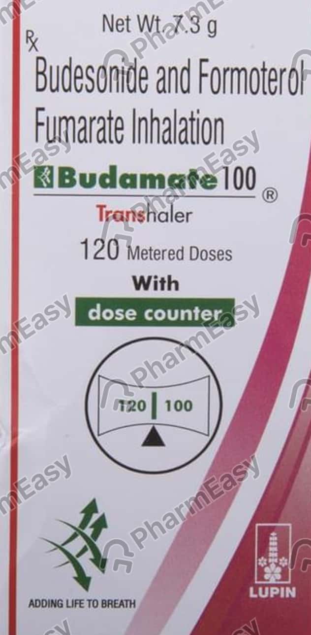 Budamate 100mcg Packet Of 120md Transhaler: Uses, Side Effects, Price ...