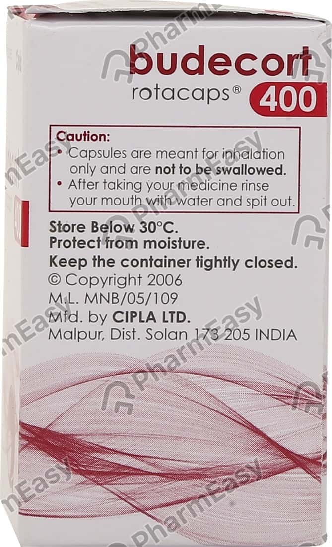 Budecort 400 MCG Rotacap (30): Uses, Side Effects, Price, Dosage ...