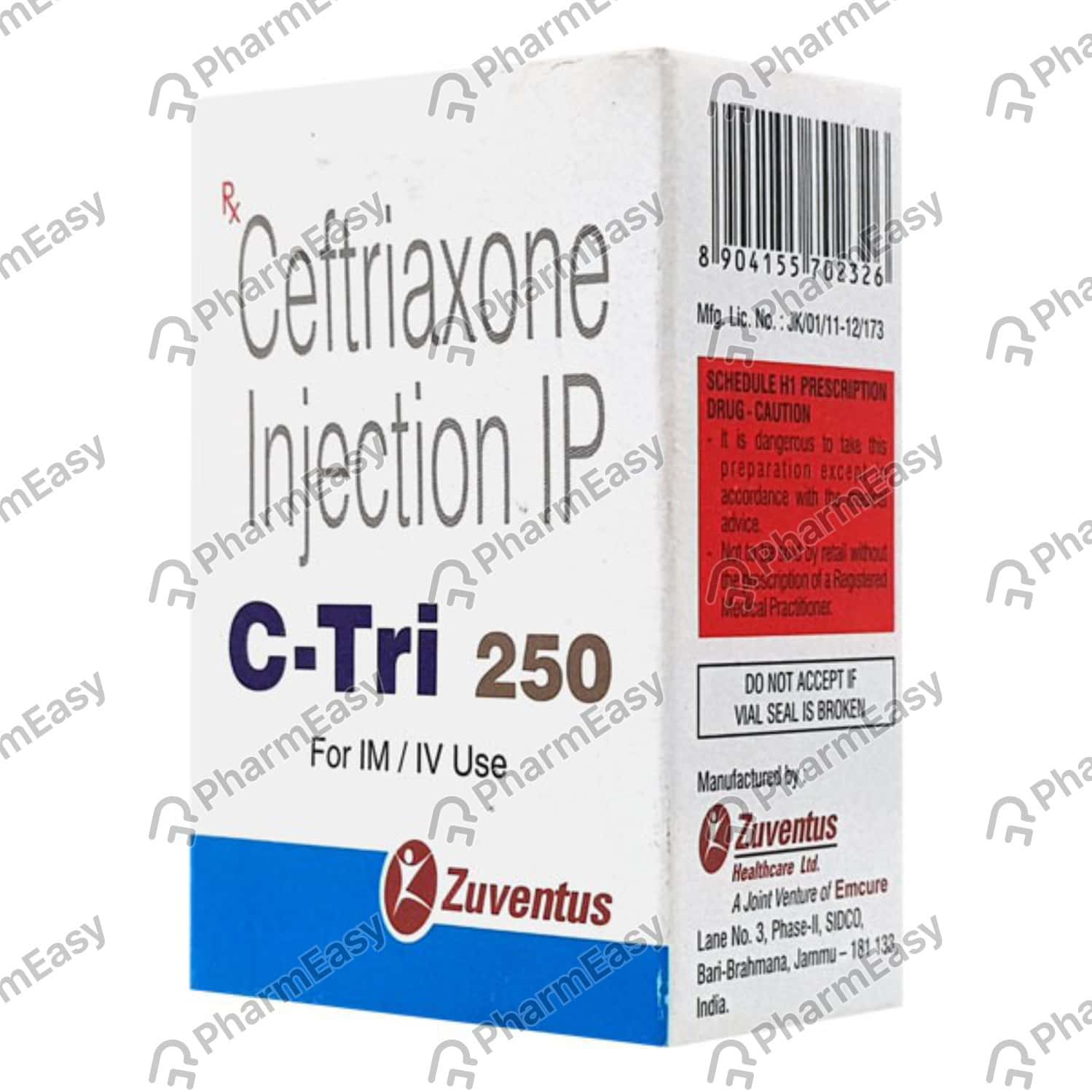 C Tri 250 MG Powder For Injection (1): Uses, Side Effects, Price ...