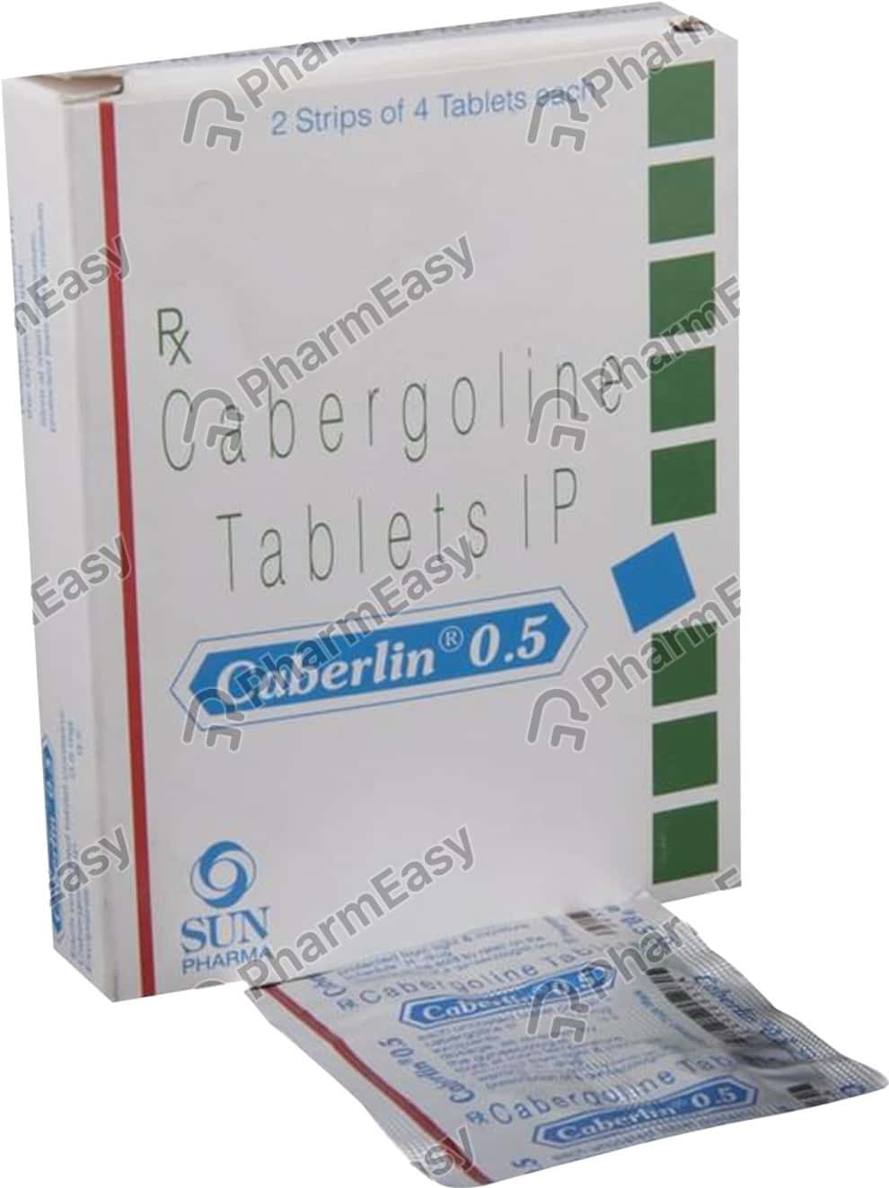 Caberlin 0.5 MG Tablet (4): Uses, Side Effects, Price, Dosage ...