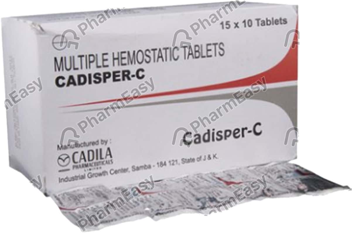 Buy Cadisper C Strip Of 10 Tablets Online & Save Up to 24% at PharmEasy