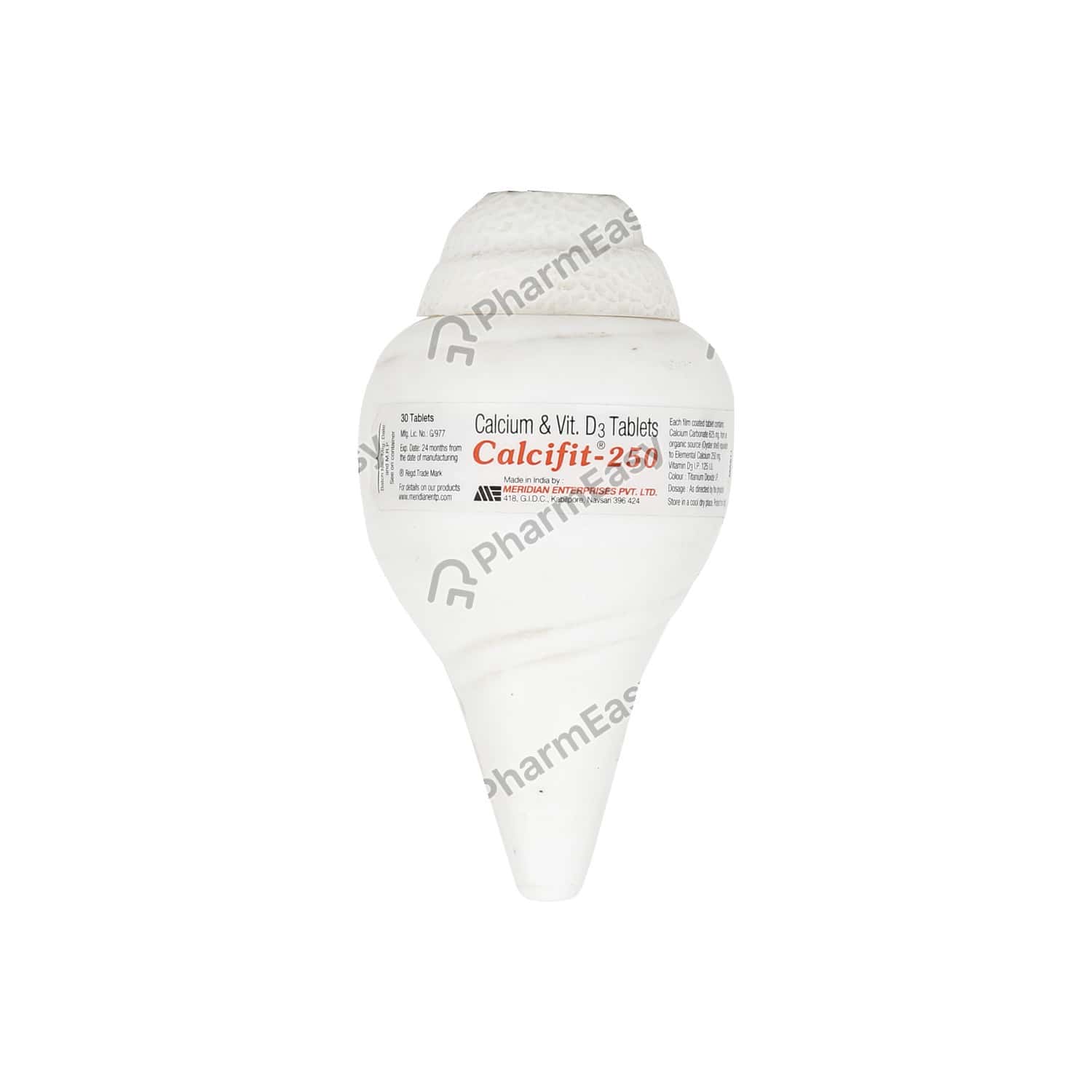 Calcifit 250mg Bottle Of 30 Tablets - Uses, Side Effects, Dosage ...