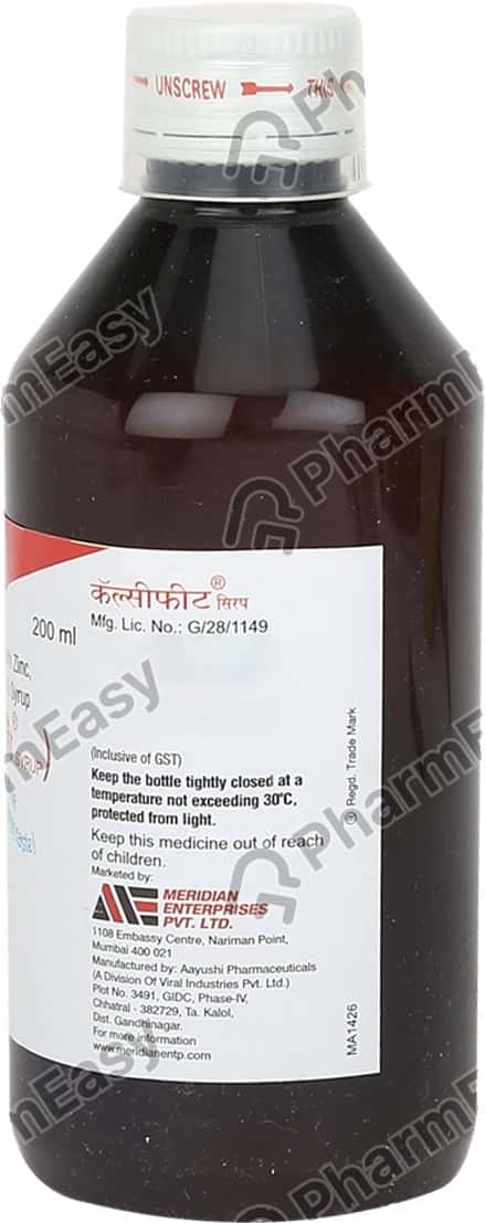 Buy Calcifit Delicious Mango Milkshake Flavour Bottle Of 200ml Syrup ...