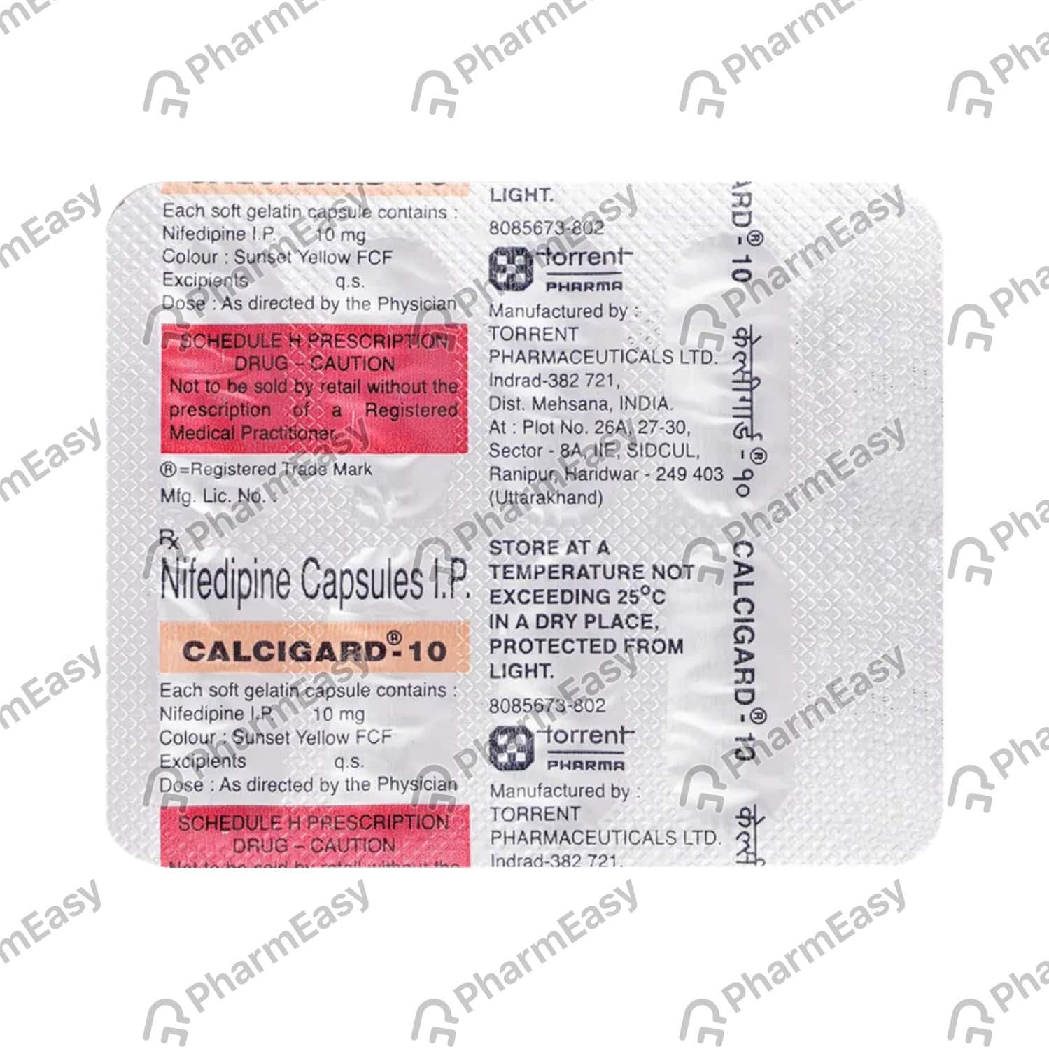 Calcigard 10 MG Capsule (10): Uses, Side Effects, Price & Dosage ...