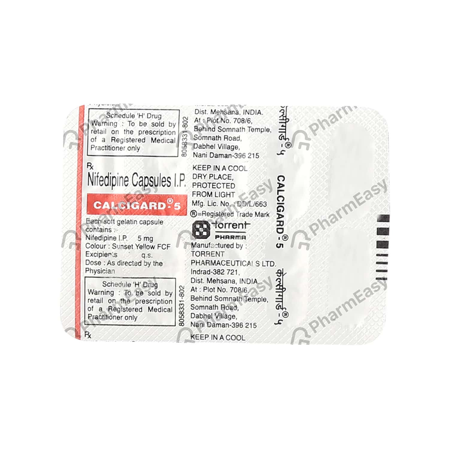 Buy Calcigard 5 MG Capsule (10) Online at Flat 18% OFF* | PharmEasy