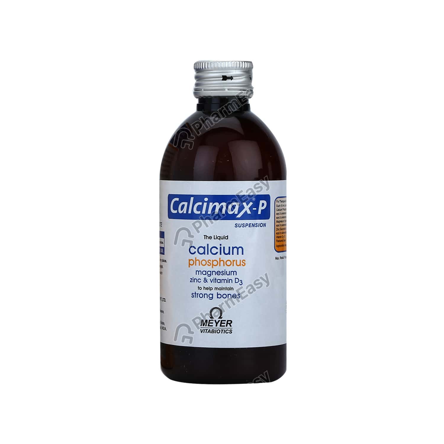 Calcimax P Susp - Uses, Side Effects, Dosage, Composition & Price ...