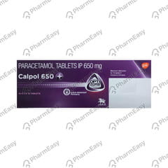 Calpol 650 MG Tablet (10): Uses, Side Effects, Price & Dosage | PharmEasy