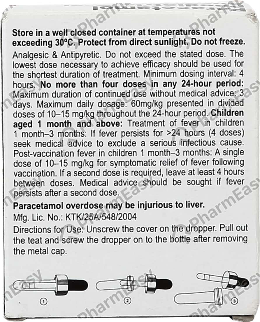 Calpol 100 MG/ML Suspension (15): Uses, Side Effects, Price & Dosage ...