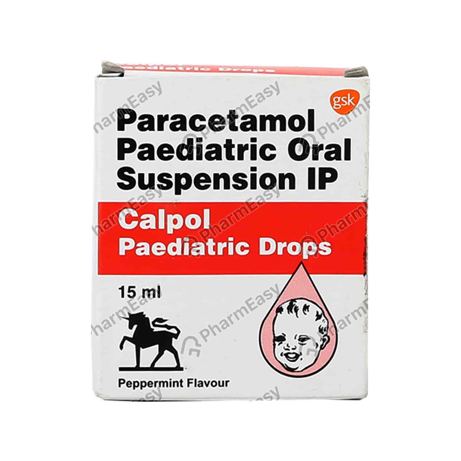 Calpol Paed 100mg Peppermint Flav Drops 15ml - Uses, Side Effects ...