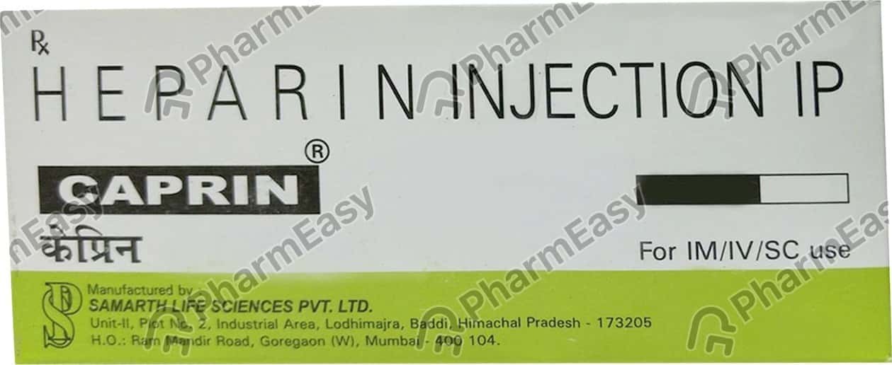 Caprin 25000 IU Injection (5): Uses, Side Effects, Price & Dosage ...