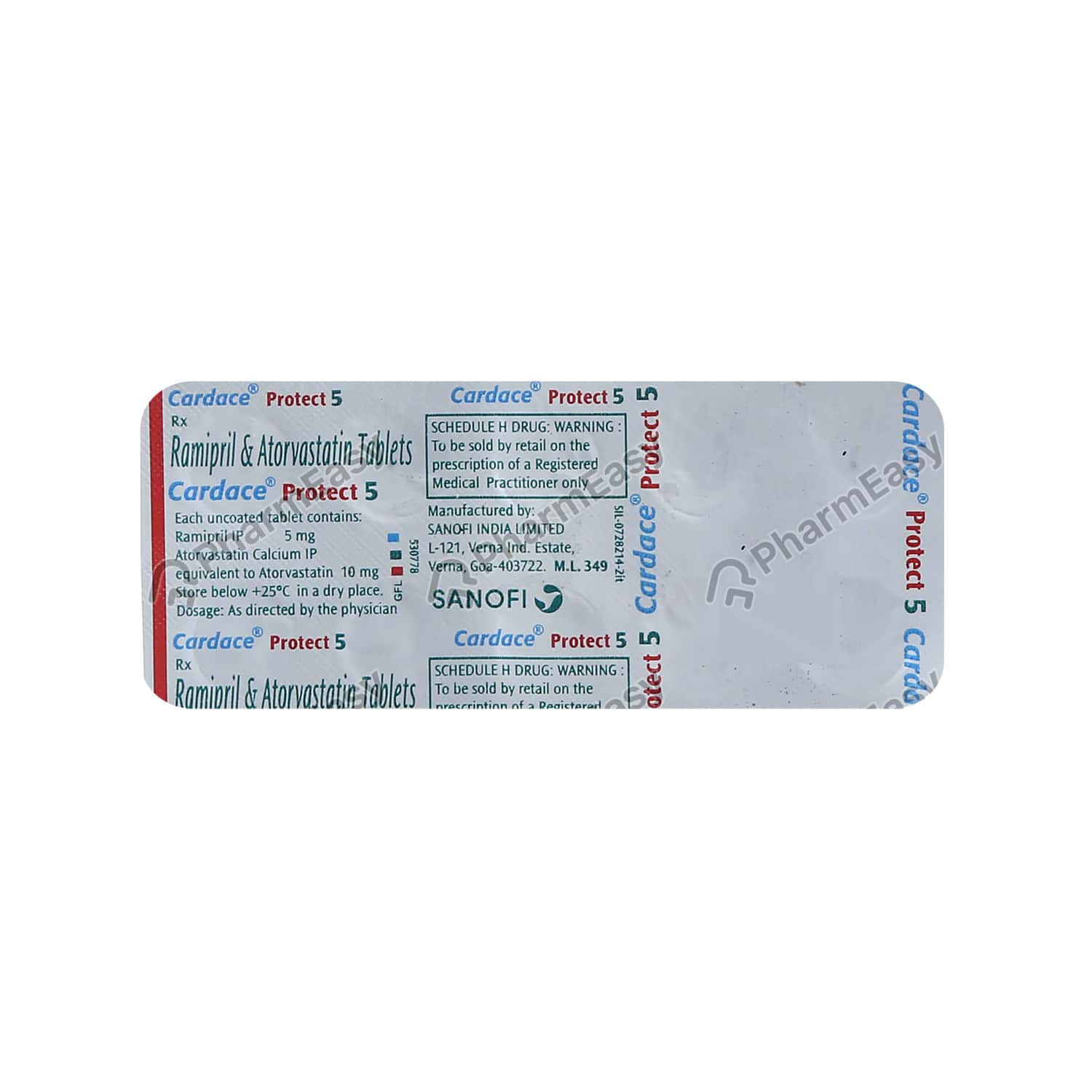 Cardace Protect 5mg Tab - Uses, Side Effects, Dosage, Composition ...
