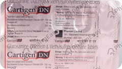 Cartigen Dn Strip Of 10 Tablets: Uses, Side Effects, Price & Dosage ...