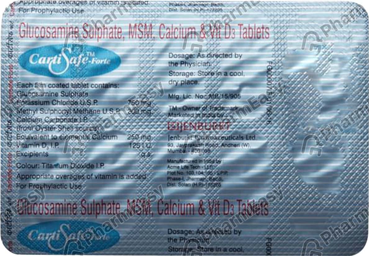 Buy Cartisafe Forte Tablet Online at Flat 15% OFF | PharmEasy