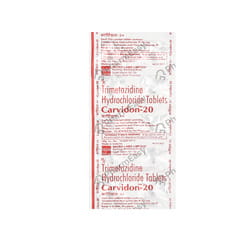 Buy Carvidon 20 MG Tablet (10) Online at Flat 18% OFF* | PharmEasy