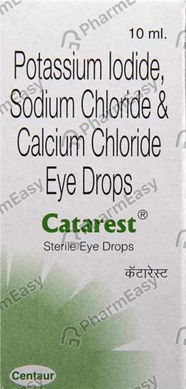 Catarest Bottle Of 10ml Eye Drops: Uses, Side Effects, Price & Dosage ...