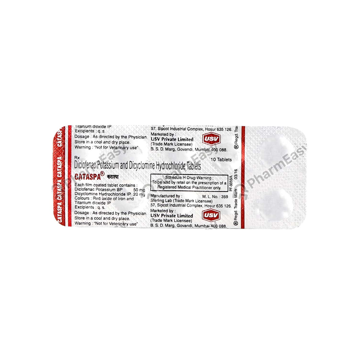 Cataspa Tablet - Uses, Side Effects, Dosage, Composition & Price ...