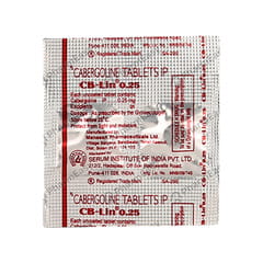 Buy Cb Lin 0.25 MG Tablet (2) Online at Flat 18% OFF* | PharmEasy