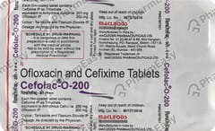 Cefolac O 200mg Strip Of 10 Tablets: Uses, Side Effects, Price & Dosage ...
