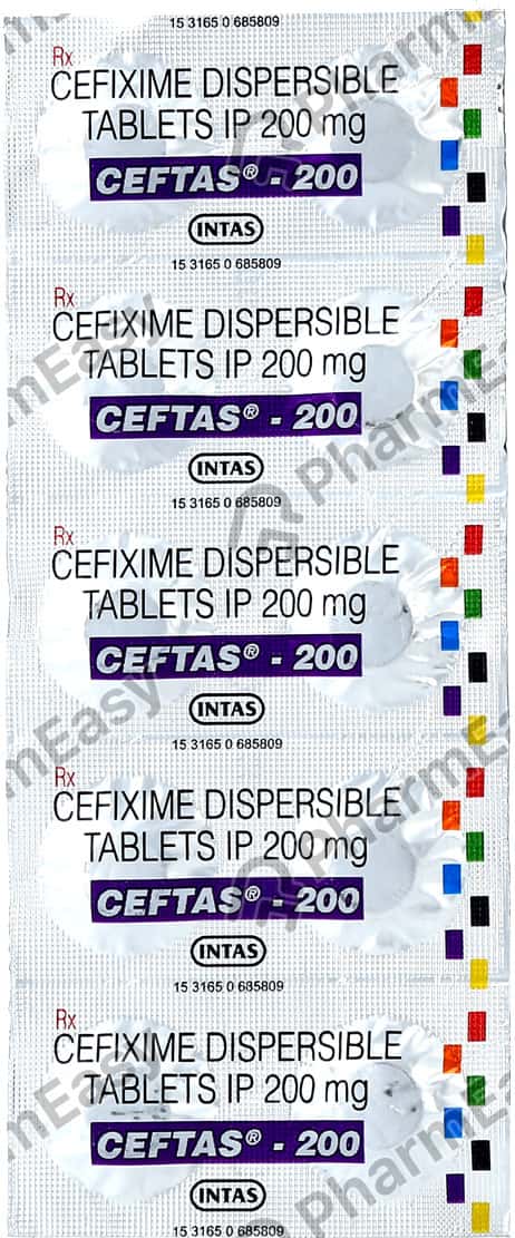 Ceftas 200 Tablet: Uses, Side-effects, Price, Dosage & More Info ...