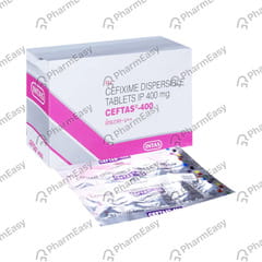 Ceftas 400 MG Tablet (5): Uses, Side Effects, Price & Dosage | PharmEasy