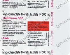 Cellmune 500 MG Tablet (10): Uses, Side Effects, Price & Dosage | PharmEasy