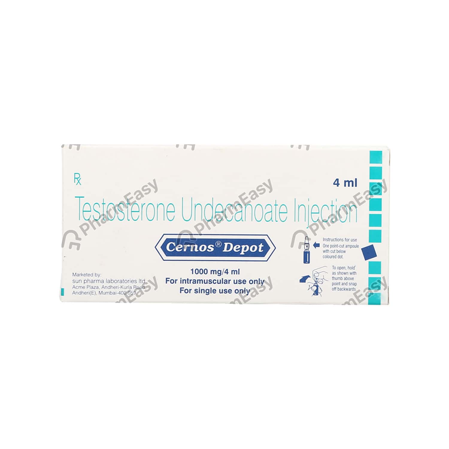 Buy Cernos Depot 250 MG Injection (4) Online at Flat 18% OFF* | PharmEasy