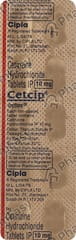 Cetcip Tablet: Uses, Side-effects, Price, Dosage & More Info - PharmEasy