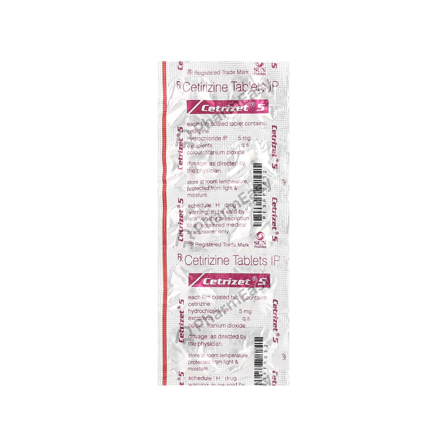 Cetrizet 5 MG Tablet (10): Uses, Side Effects, Price & Dosage | PharmEasy