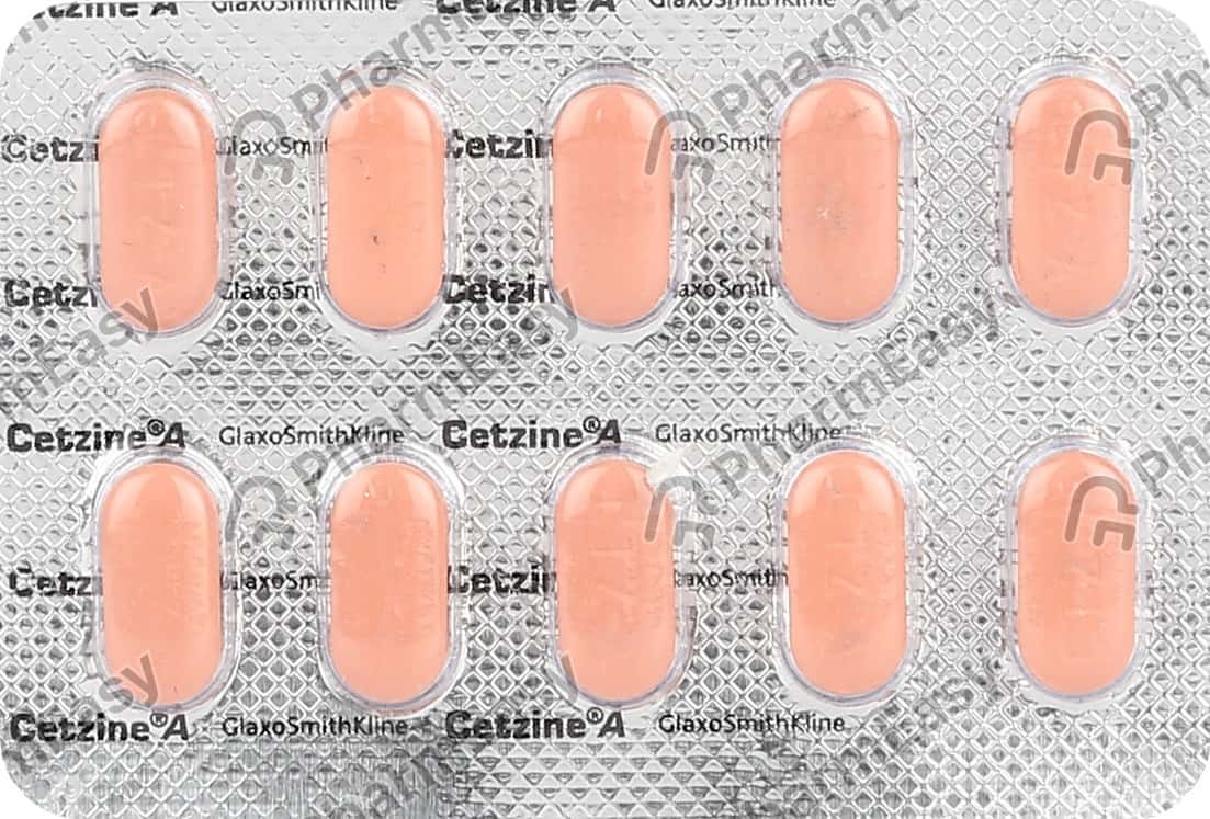 Cetzine A Tablet: Uses, Side Effects, Price & Dosage | PharmEasy