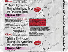 Cheston Cold New FormulaTablet: Uses, Side-effects, Price, Dosage ...