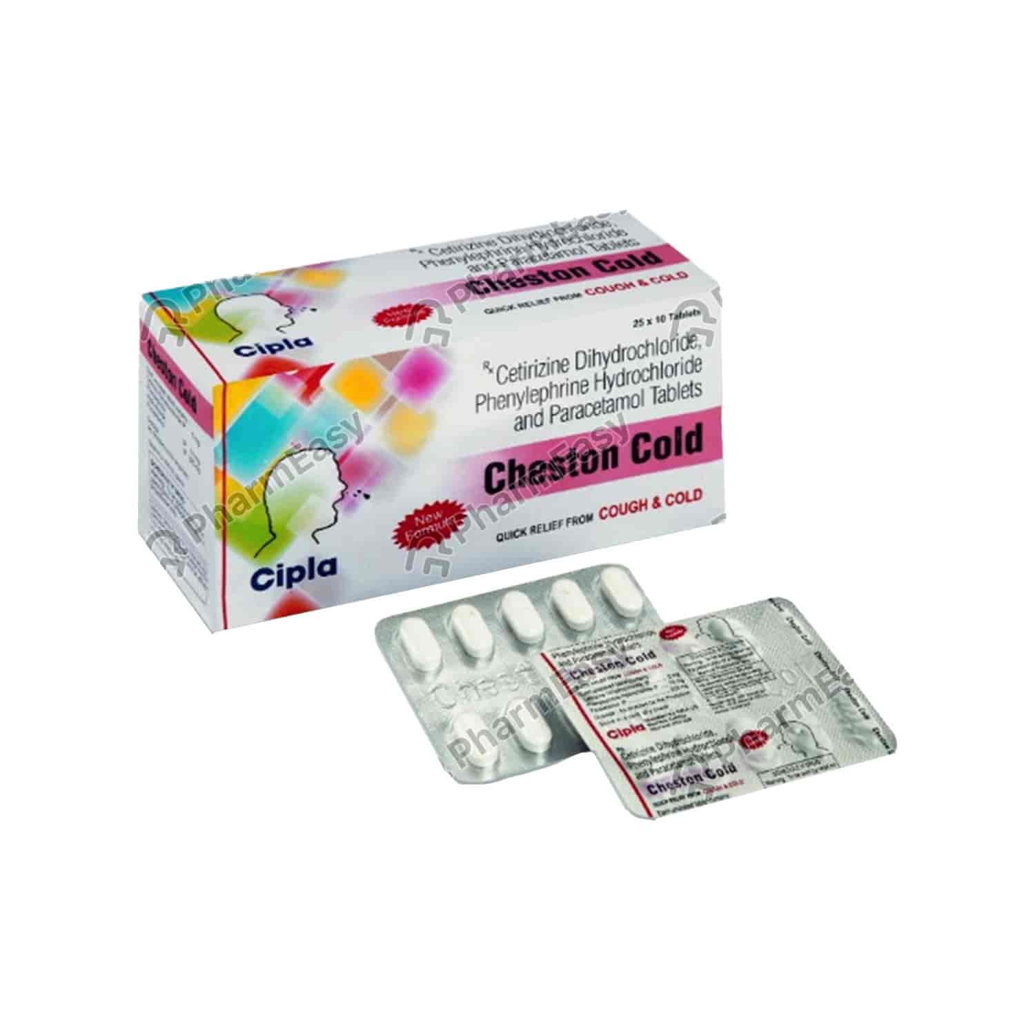 Buy Cheston Cold New Formula Tablet 10'S Online at flat 15% off | PharmEasy