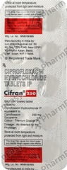 Cifran 250 MG Tablet (10): Uses, Side Effects, Price & Dosage | PharmEasy