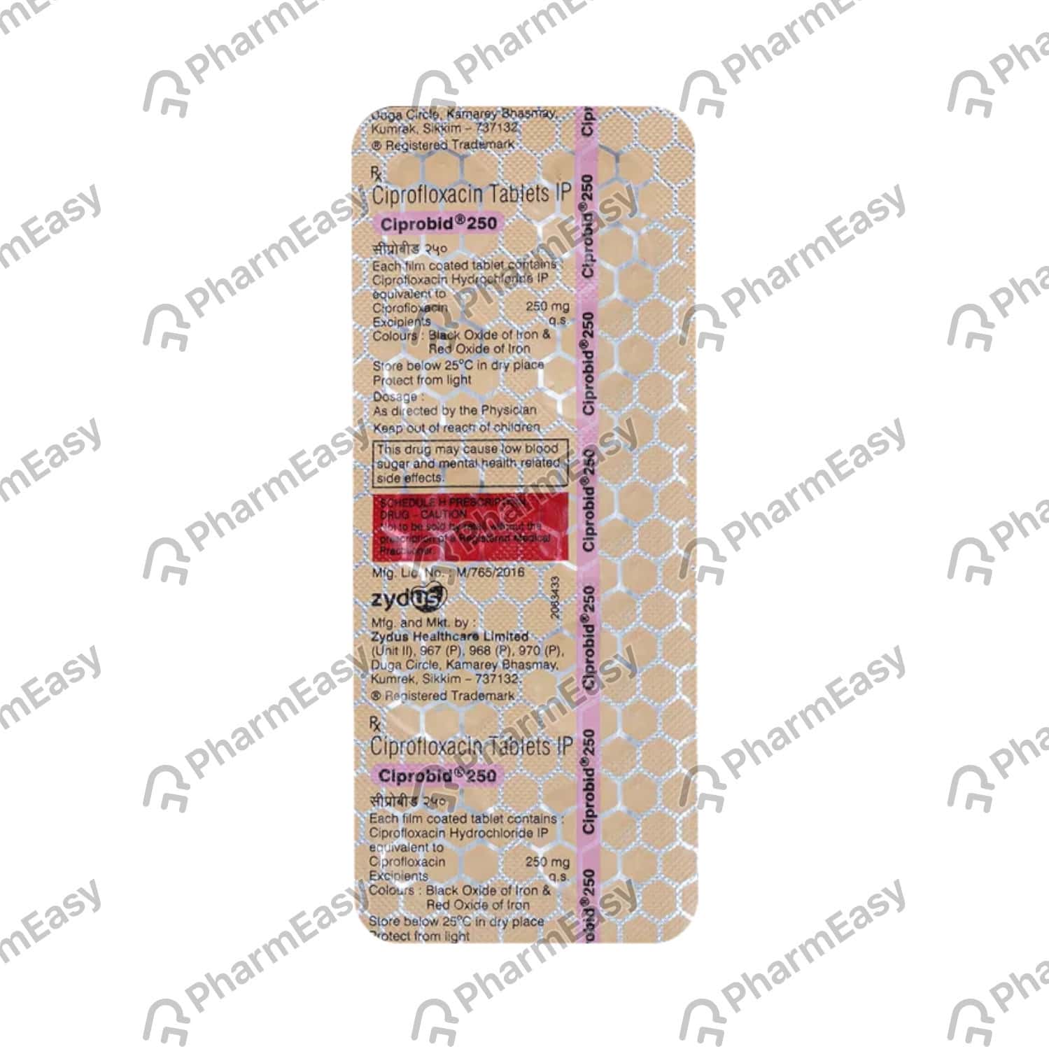 Ciprobid 250 MG Tablet (10): Uses, Side Effects, Price & Dosage | PharmEasy