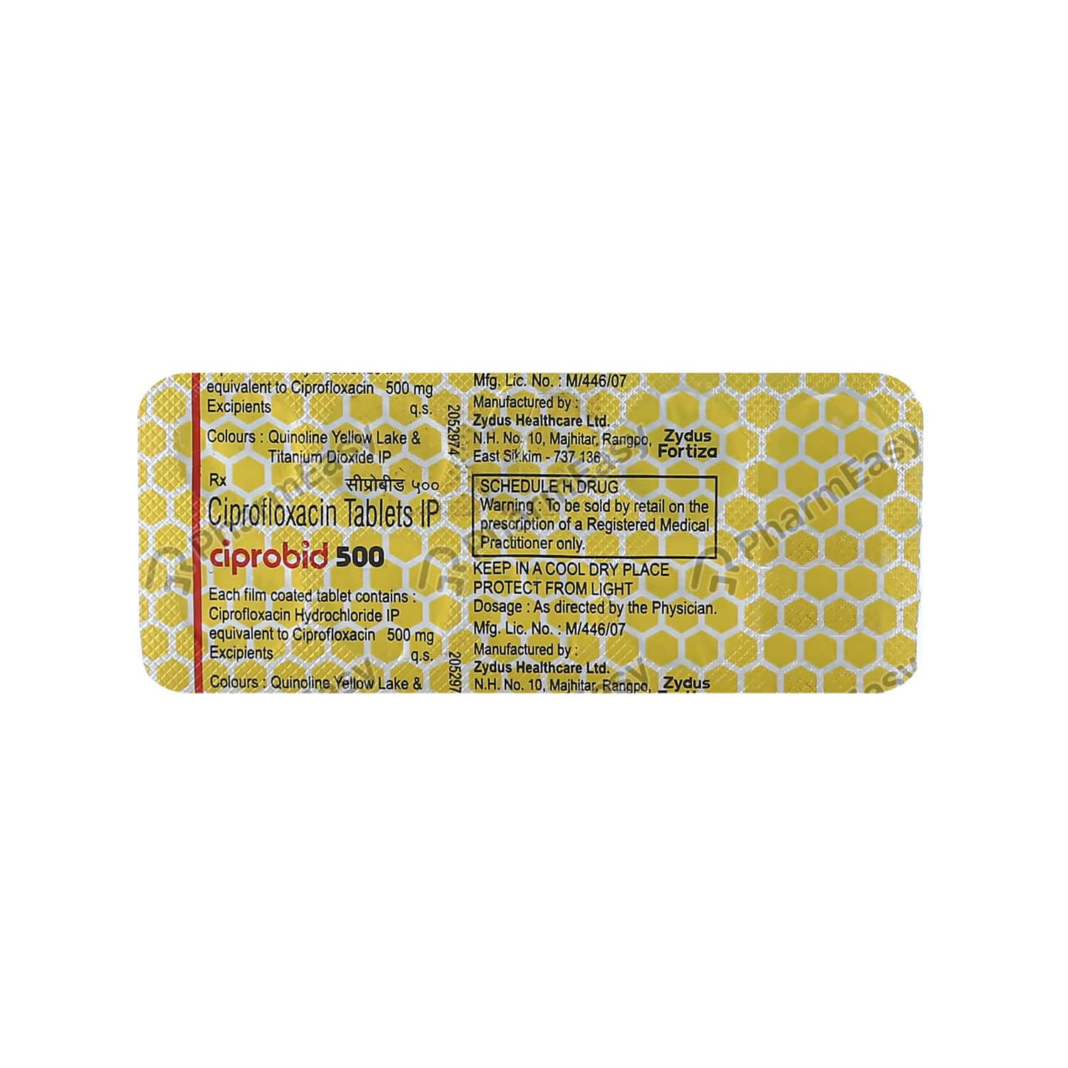 Ciprobid 500 MG Tablet (10) - Uses, Side Effects, Dosage, Composition ...